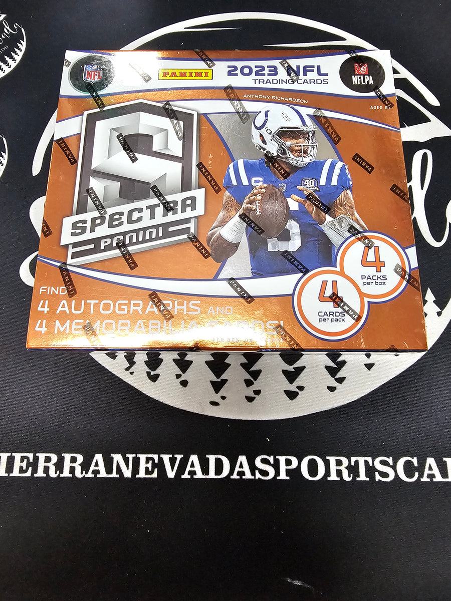 2023 PANINI SPECTRA FOOTBALL HOBBY BOX – Sierranevadasportscards