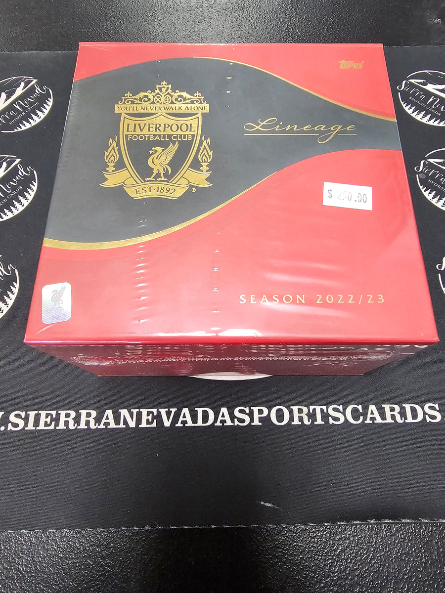 2022/23 Topps Liverpool Lineage Soccer Hobby Box – Sierranevadasportscards