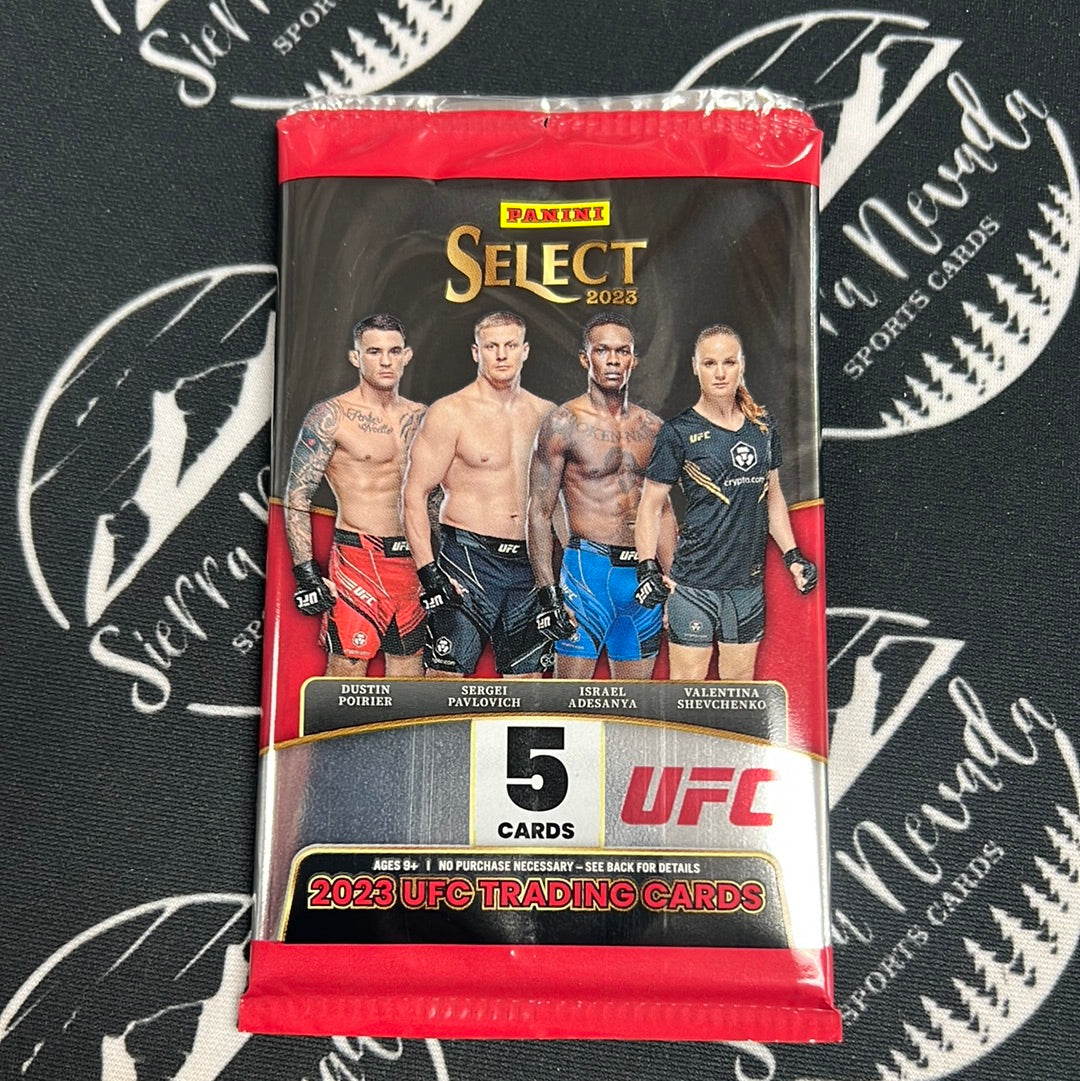 2023 Panini Select UFC Hobby Pack – Sierranevadasportscards