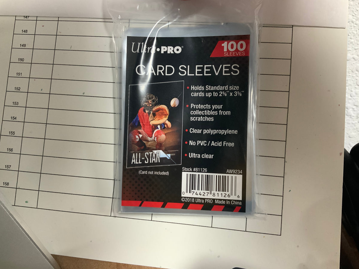 Sleeves (Standard) For Standard Size Cards – Sierranevadasportscards